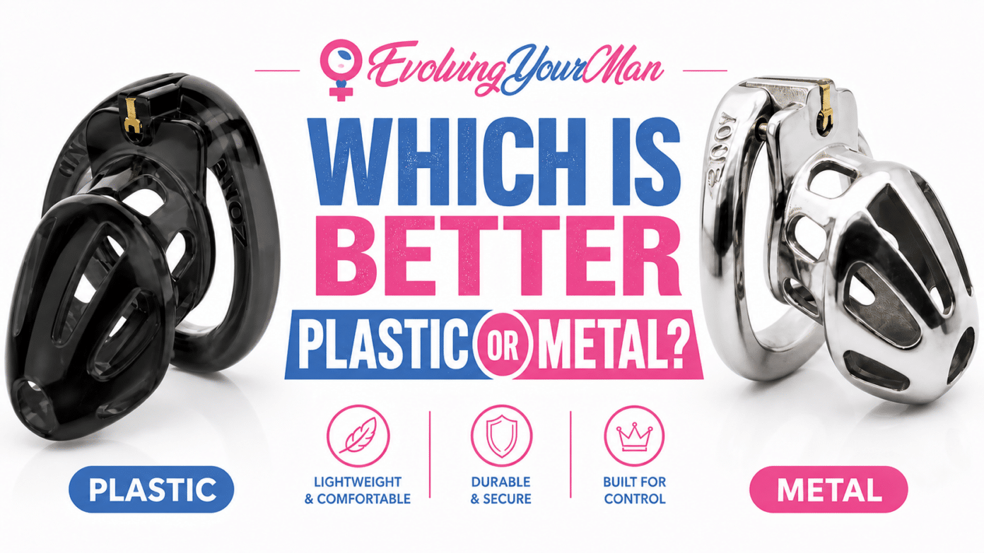 Male Chastity: Which is better, plastic or metal? - Evolving Your Man